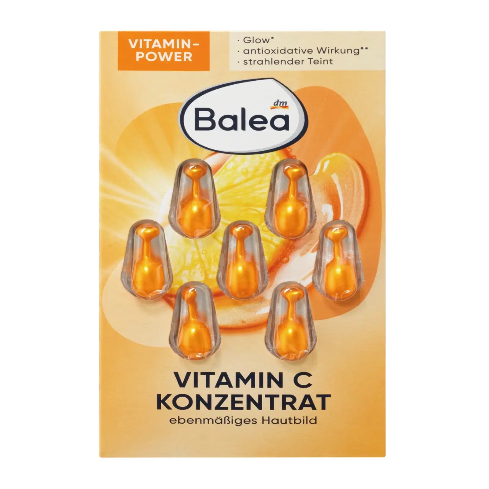 Balea Vitamin C Concentrate Capsules Antioxidant 7 PCS – EuroHub